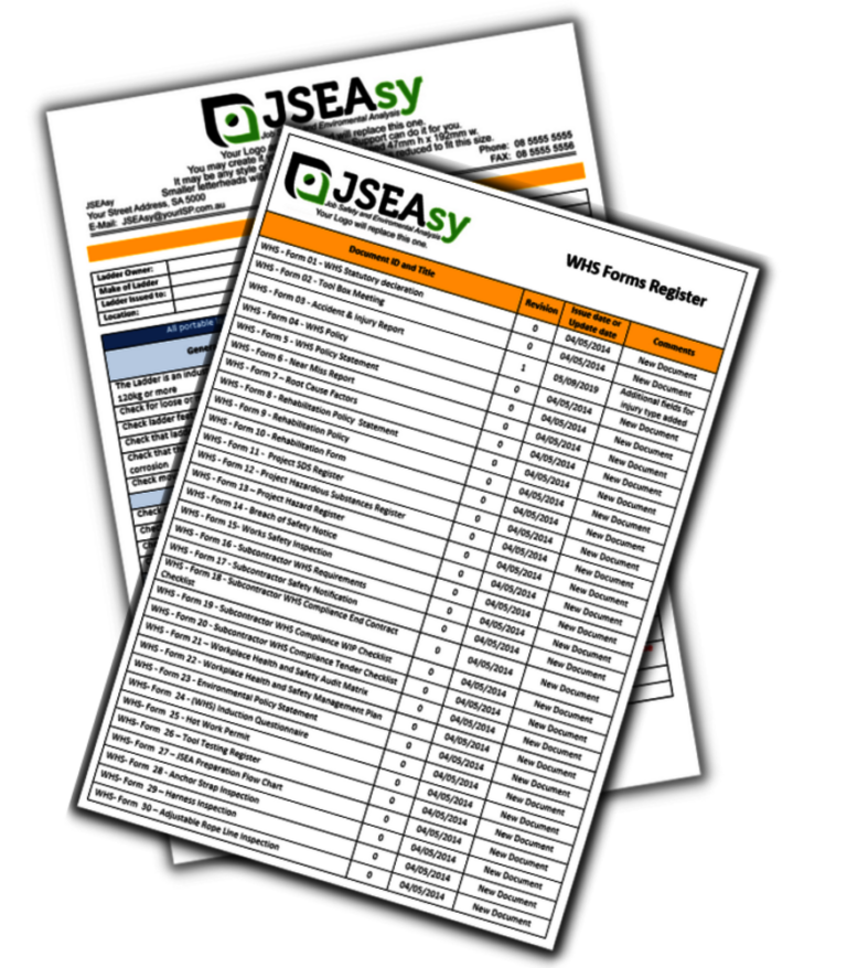 Portable Ladder Inspection - JSEAsy - Australia