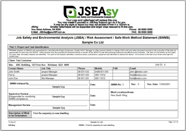 Safety Observer / Spotter - Roles and Responsibilities