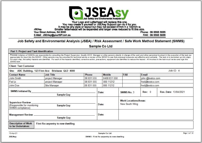 Safety Observer / Spotter - Roles and Responsibilities