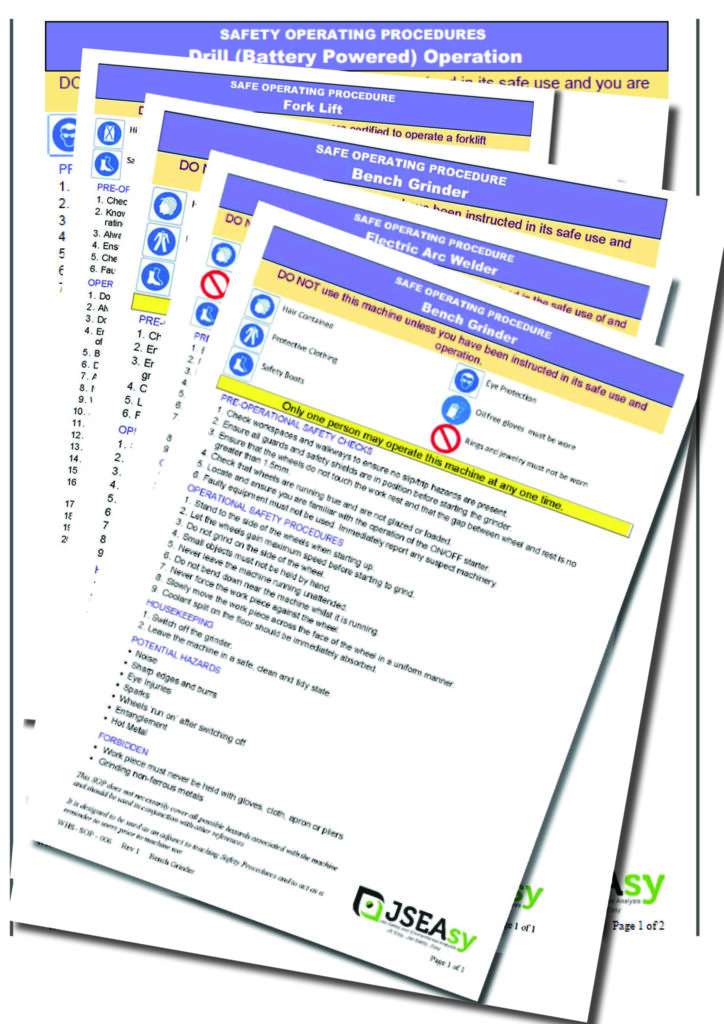 Drill (Battery Powered) Operation SOP - JSEAsy - Australia