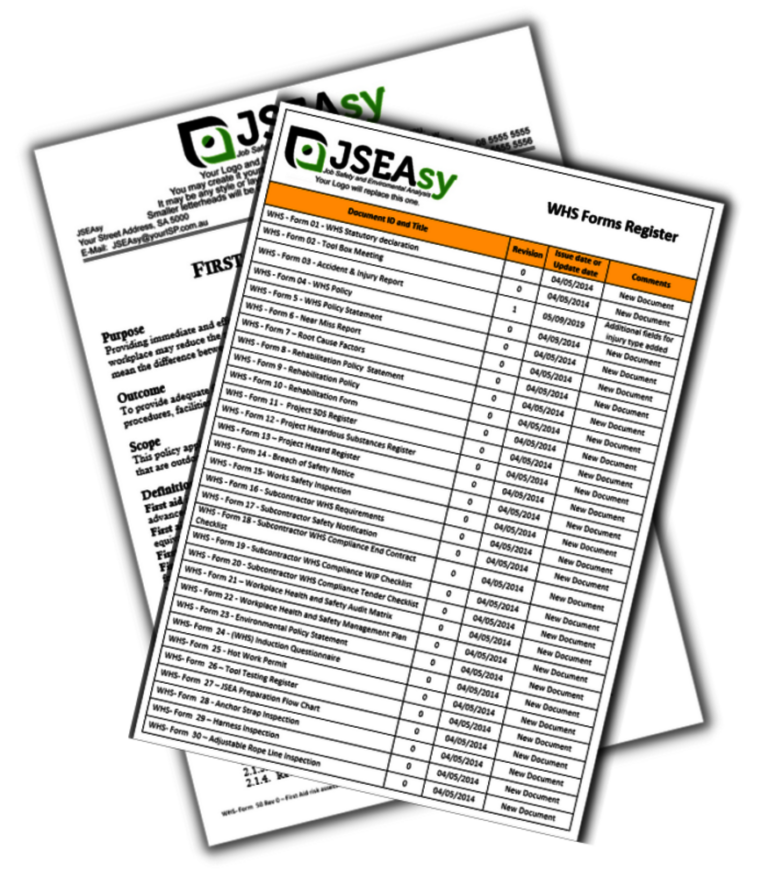 First Aid risk assessment and procedure - JSEAsy - United States