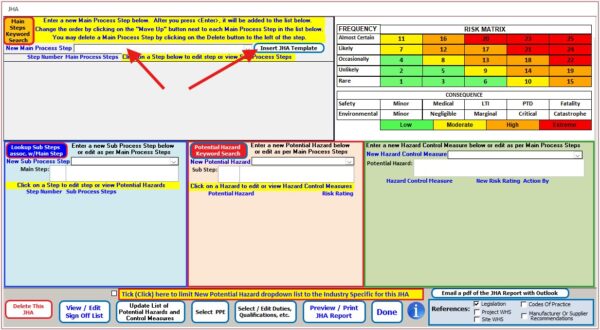 Create a Site-Specific JHA - JSEAsy - United States