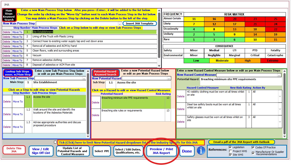 Preview Print JHA - JSEAsy - United States
