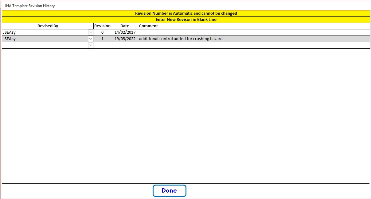 Select an Existing JHA Template - JSEAsy - United States