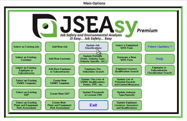 Update Job Classifications - JSEAsy